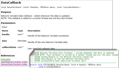 labwindows cvi tip generate documentation for your functions ni