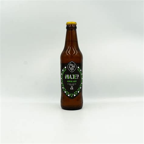 254 Brewing Co Niaje Kenya Lager 500ml Spring On The Go