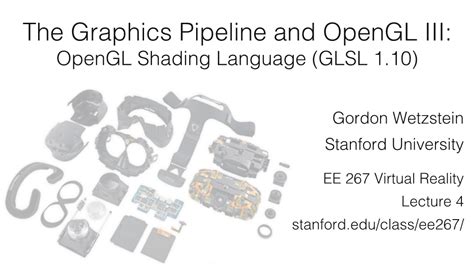 The Graphics Pipeline And Opengl Iii Opengl Shading Language Glsl 1