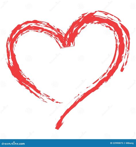 Figura Del Cuore Per I Simboli Di Amore Illustrazione Vettoriale Illustrazione Di Saluto