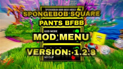 Spongebob Square Pants Bfbb V128 Mod Menu By Jayiuz 🔥 Youtube