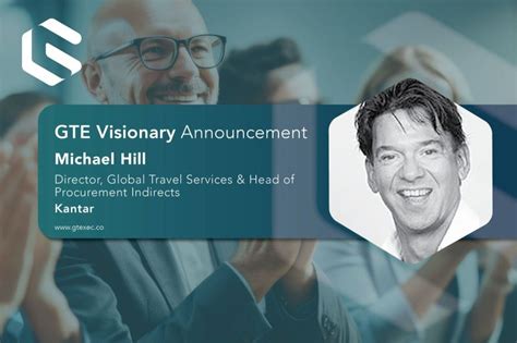 Michael Hill I Am Thrilled To Welcome You To The Gte Visionary Board