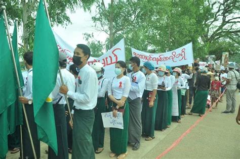 ဌာနဆိုင်ရာပေါင်းစုံပါဝင်လာသည့် တနင်္သာရီက စစ်အာဏာရှင် ဆန့်ကျင်ရေးလှုပ်ရ