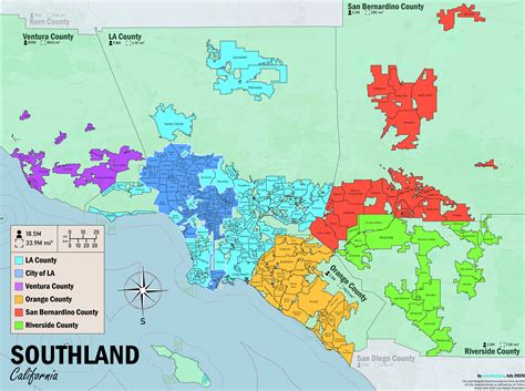 Mapping Every City And Neighborhood In Greater Los Angeles Vivid Maps