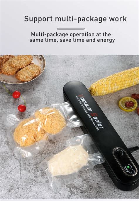 Sacs Machine à emballer sous vide électrique pour aliments appareil