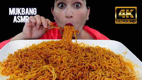 Asmr Mukbang Spicy Fire Noodles Challenge Eating Sounds 먹방