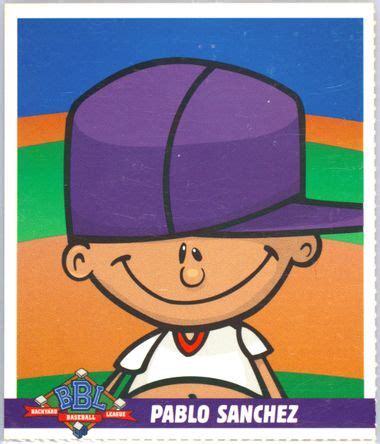 Auction Prices Realized Baseball Cards 1997 Backyard Baseball Pablo Sanchez