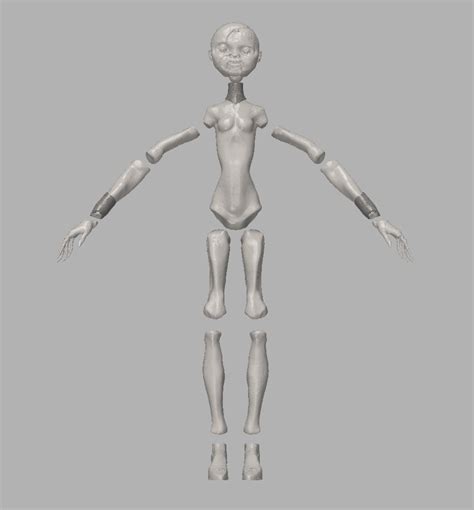 3d File Residual Evils Angie Beneviento Doll 👾 ・3d Printable Model To