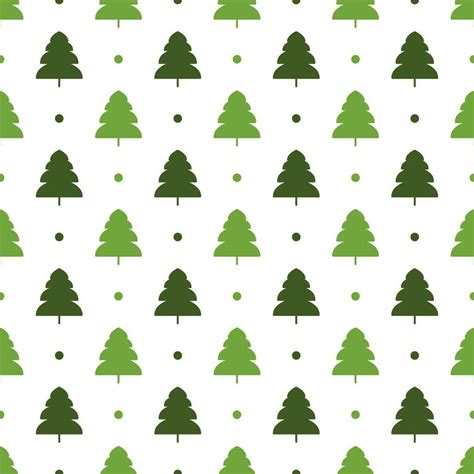 Pine Tree Seamless Pattern Background 34203435 Vector Art At Vecteezy