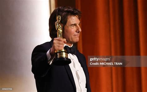 Us Actor Producer Tom Cruise Accepts His Honorary Academy Award On