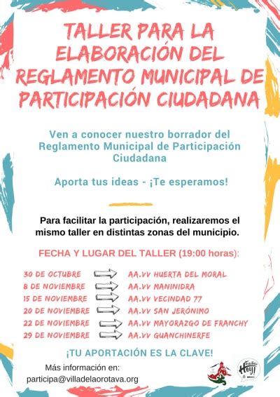 Reglamento de Participación Ciudadana Villa de La Orotava
