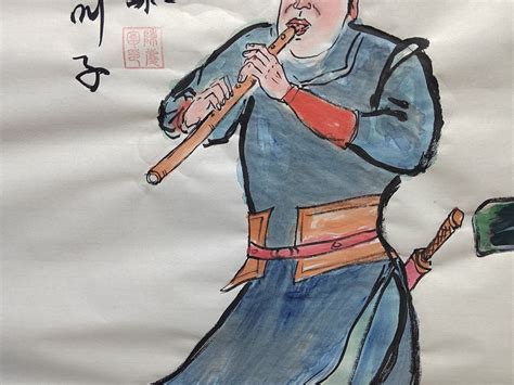 陈庆军画水浒长卷，边画边分享z36197485 站酷zcool