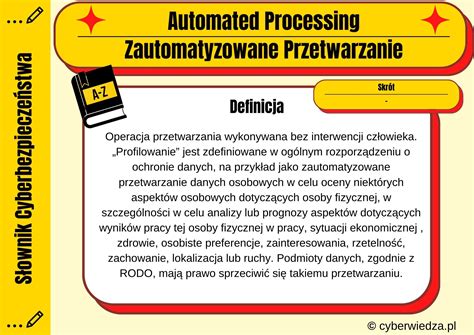 Automated Processing Zautomatyzowane Przetwarzanie Cyberwiedzapl