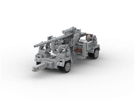 Lego Moc German Ww2 Flugzeugabwehrkanone 36 V20 Moc By Milosch