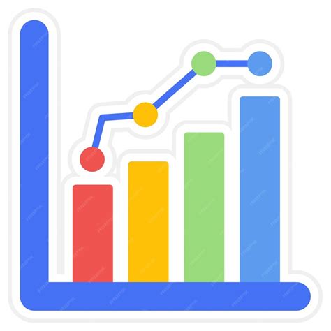 Premium Vector Growth Diagram Flat Illustration