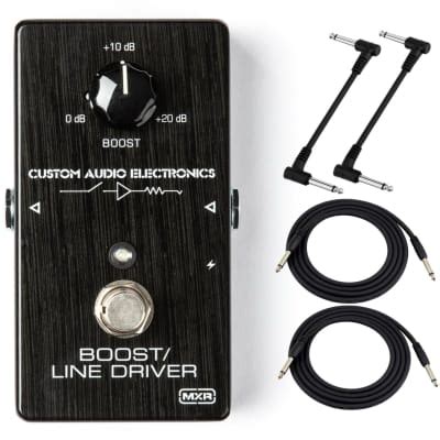 MXR MC401 CAE Custom Audio Boost Line Driver Pedal With Reverb