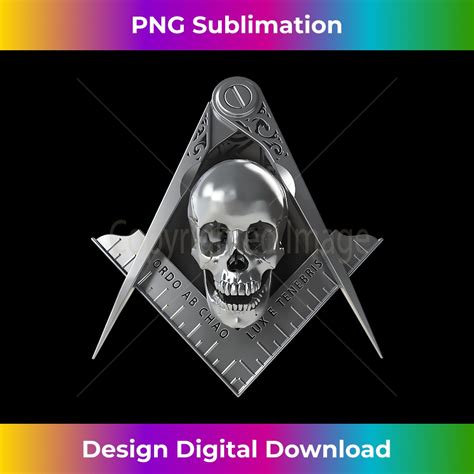 Masonic Square Compass Skull Freemason Vibrant Sublimation Inspire