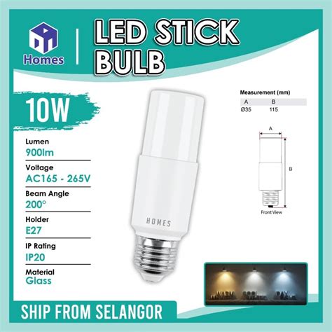 Homes W Led Bulb Stick Bulb W E Plc Led Stick Bulb Led Ice Cream Bulb Daylight Warm