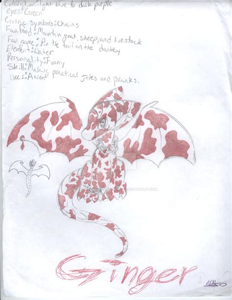 Ginger Ref By Crazyanimerandomness On Deviantart