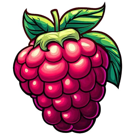 Raspberry Illustration Icon Illustration Outline Fruit Iconpack