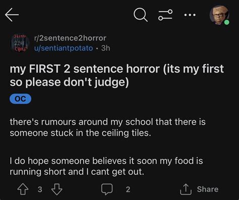 Wrong Subreddit Guy 🪱 R2sentence2horror