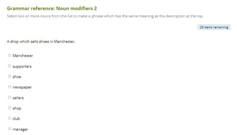 Noun Modifiers Free Interactive Worksheets 7871508