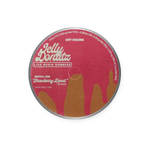 006 Jelly Donutz Strawberry Donut” Off Hours