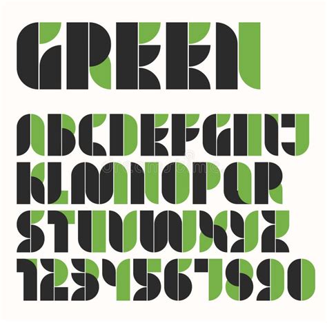 Modular Alphabet Stock Illustrations 262 Modular Alphabet Stock