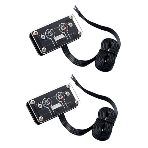 2x Desktop Computer Switch External Power Switch Power Button Restart