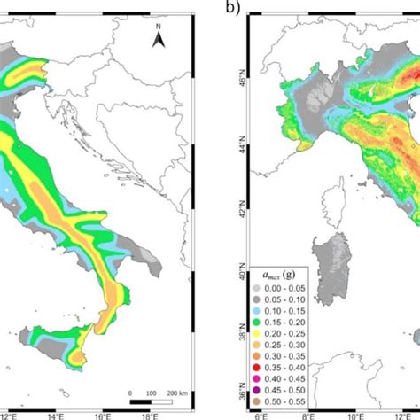 A Peak Horizontal Acceleration Hazard Map For Rock Conditions And