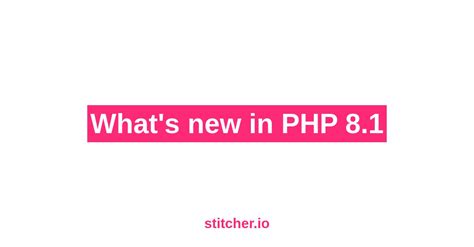 Whats New In Php 81 Rphp