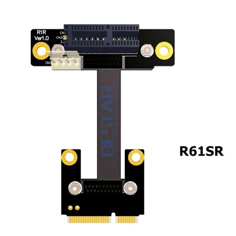 Riser Mini PCIe MPCIe WAN WiFi To PCIe 1x PCI E X1 Adapter Card Elbow Right Left Angle Gen3 0