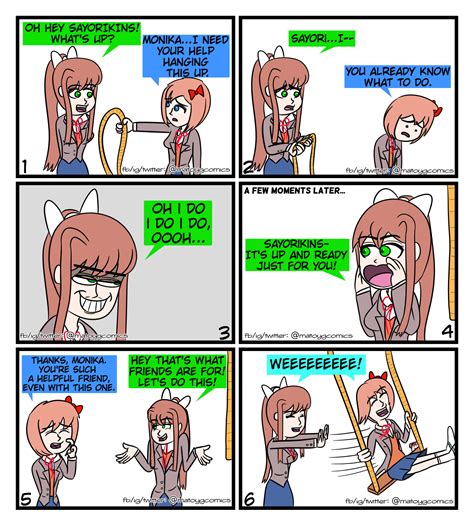 Just Sayori Hanging Out With Monika Rddlc