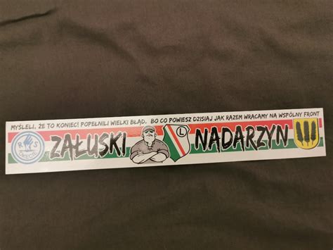 Vlepki Legia Warszawa Nadarzyn 3 Kraków Licytacja na Allegro Lokalnie