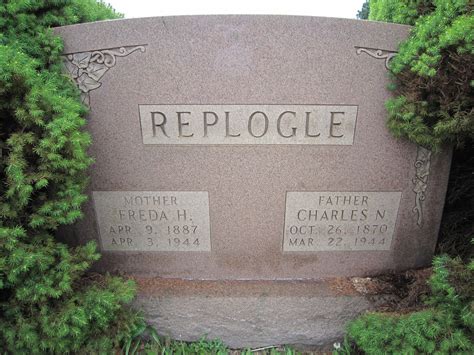 Charles Nathan Replogle Sr 1870 1944 Mémorial Find A Grave