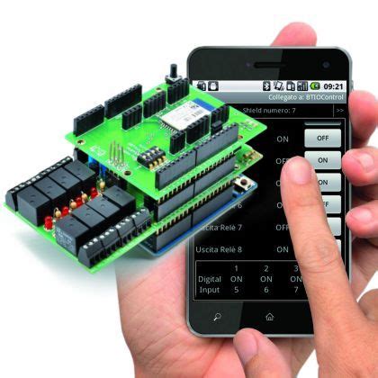 An I²C Bus powered Arduino IO Expander Board controlled via Bluetooth and Android Open