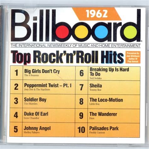 Billboard Top Rocknroll Hits 1962 Rhino Cd Excellent 81227062323 Ebay