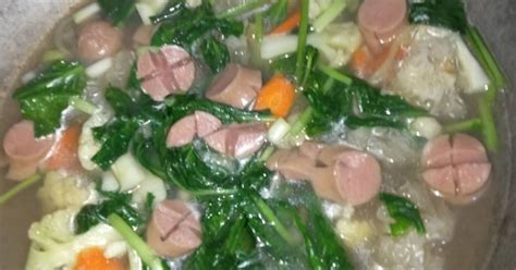 Resep Sop Sayuran🥗 Sosis Oleh Agsha Cookpad