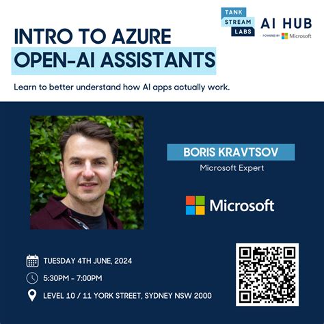 Sydney Coworking Intro To Azure Open Ai Assistants Tank Stream Labs