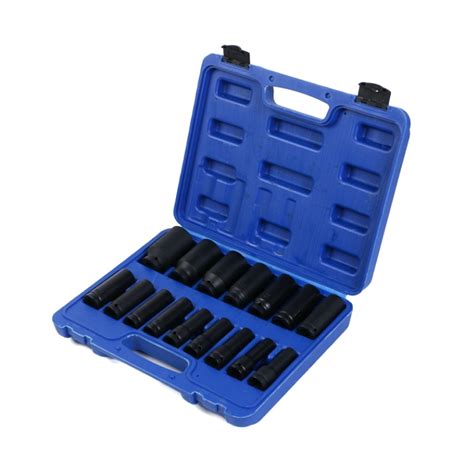 9pc Hex Pneumatic Socket Set