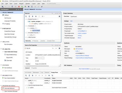 Xilinx Microblaze软核的使用 Uartlite Csdn博客