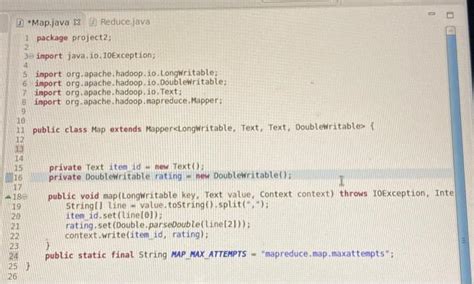 Solved Map Java In Reduce Java Package Project Chegg
