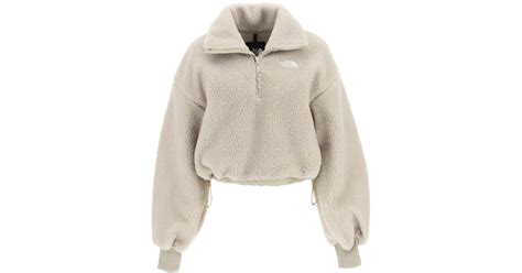 The North Face Sherpa Platte Fleece Jacket In Natural Lyst UK
