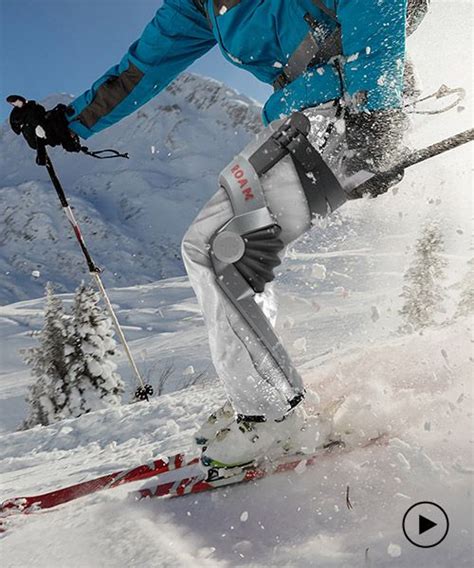 Robotic Exoskeleton Designed For Skiing Helps You Take On The Slopes