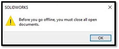 SOLIDWORKS Connected Working Offline