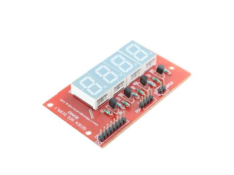 4 Digit Seven Segment Display Board Common Cathode Land Of Robots