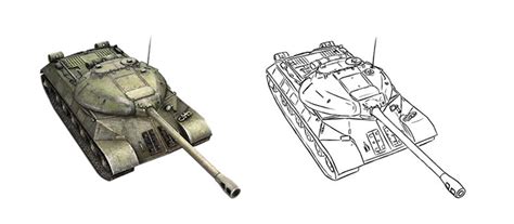 Раскраска WOT | Мир танков: 85+ раскрасок для распечатки