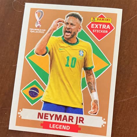Figurinha Do Neymar De Bronze Item De Papelaria Panini Nunca Usado