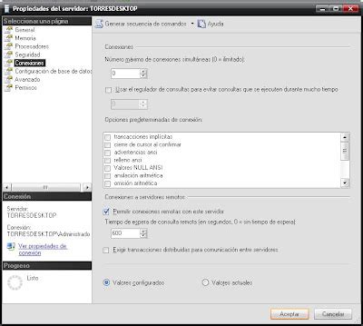 Habilitar Conexiones Remotas A Microsoft SQL Server 2005 2008