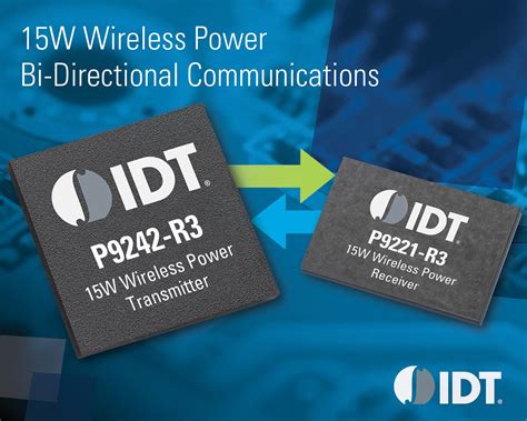 Idt Introduces Wireless Power Solution Supporting Authentication And Bi